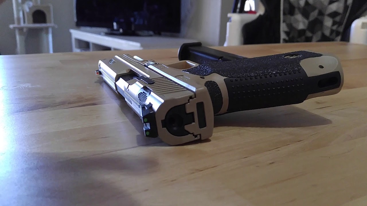 Threaded barrel for Canik TP9SA - YouTube
