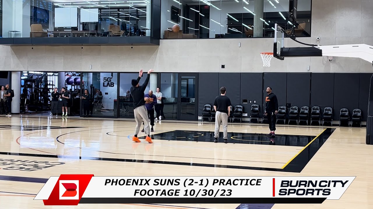 Phoenix Suns Practice Footage 10/30/23 - Devin Booker, Bradley Beal ...