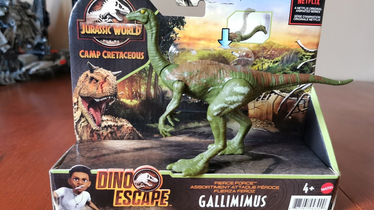 Jurassic World Camp Cretaceous Gallimimus: Fierce Force - Dino Escape ...
