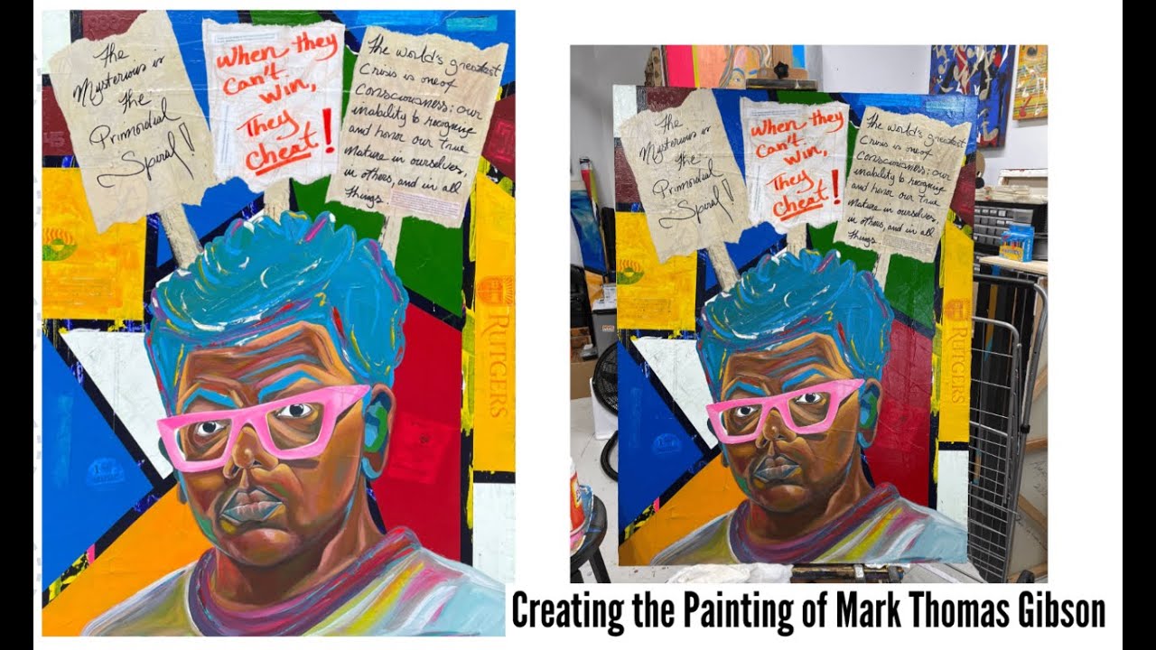 Ligel Lambert Creating the Symbolic Representation of Mark Thomas ...