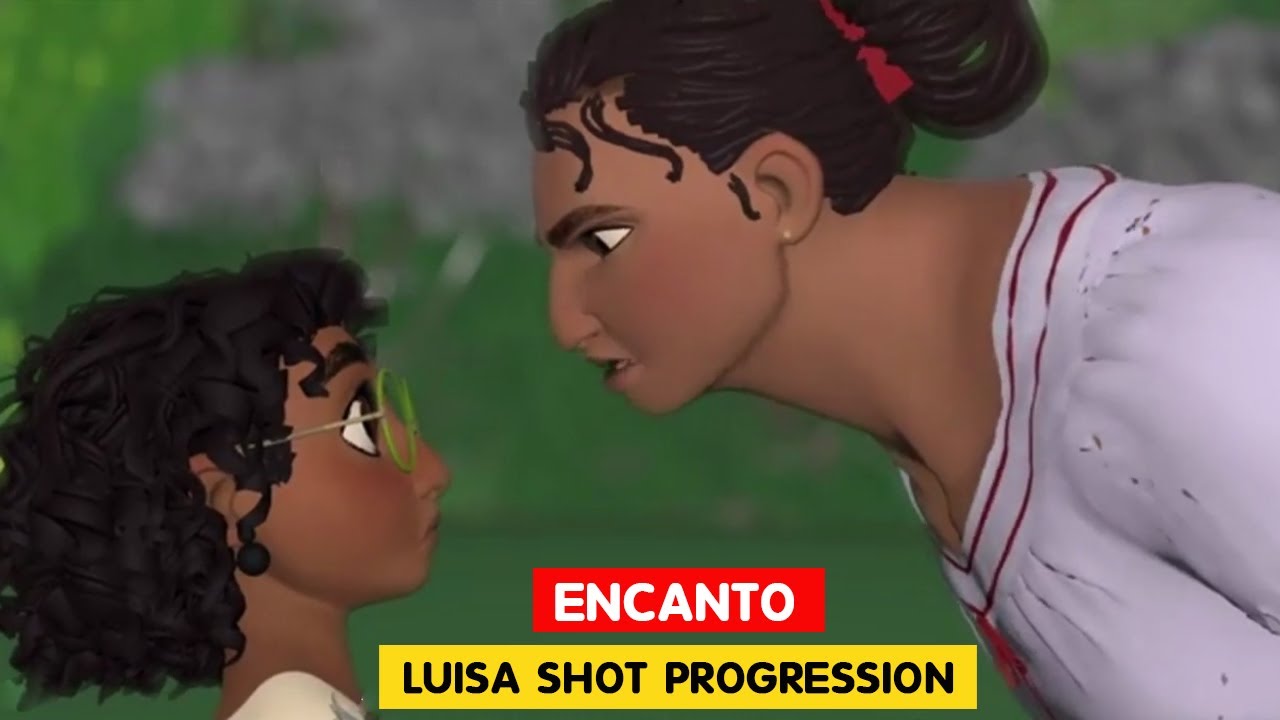 ENCANTO | Luisa Shot Progression | Animation Breakdowns ...