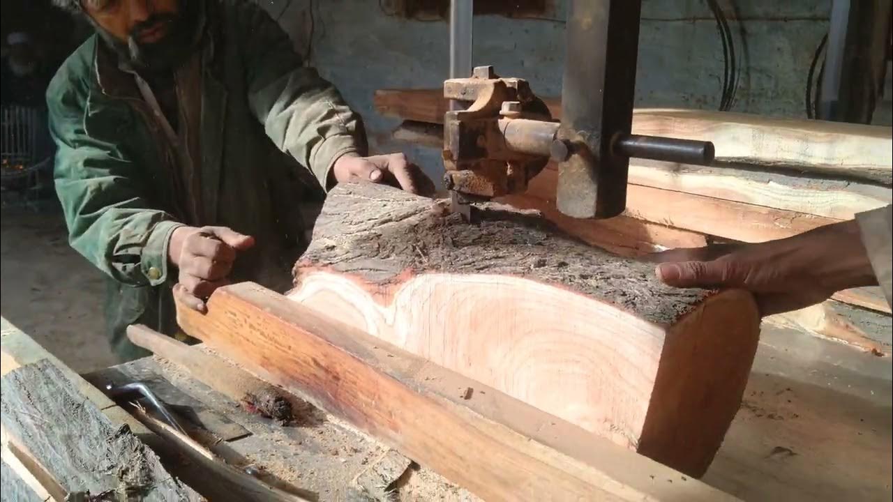 How to converting wood logs into wooden planks |wood cutting|wood work ...