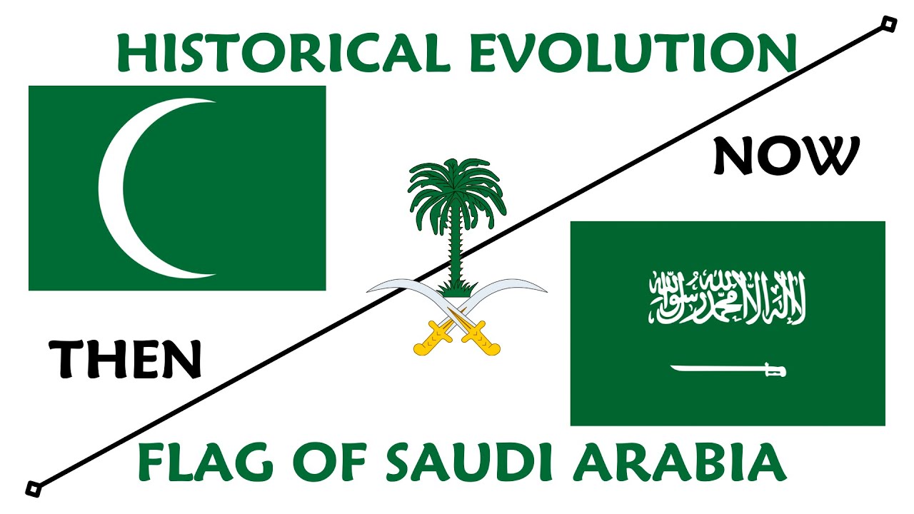 Flag of Saudi Arabia : historical evolution - YouTube