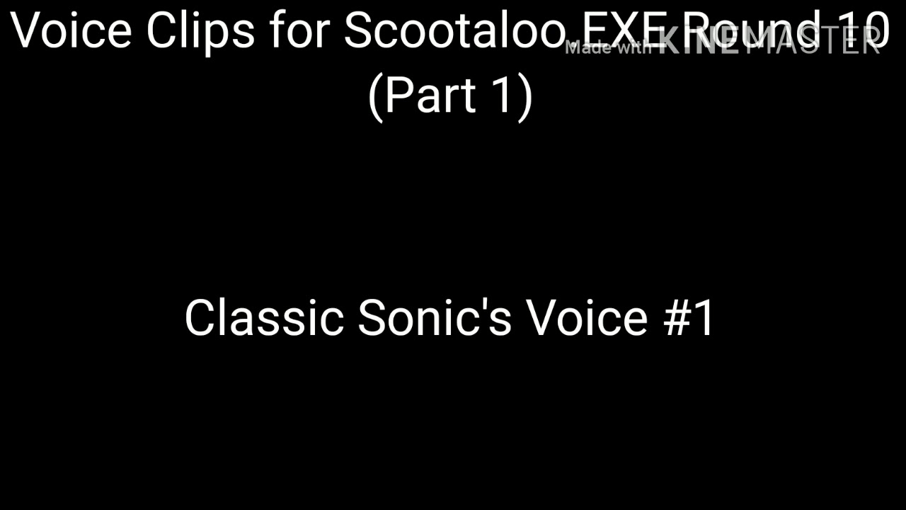 Voice Clips for Scootaloo.EXE Round 10 (Part 1) - YouTube