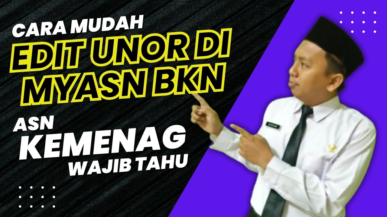 #tutorial ASN - Cara Edit Unor (unit organisasi) Tidak Aktif Di Website ...
