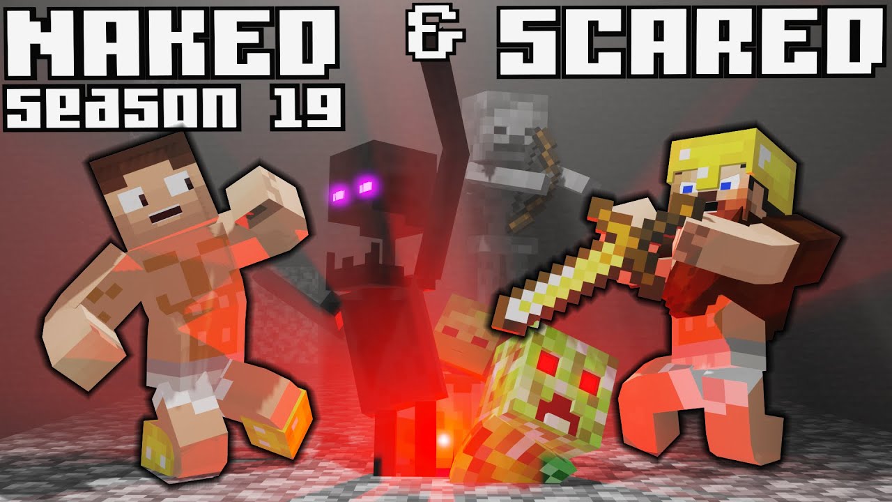 Naked And Scared Minecraft Challenge In Ultra Hardcore Season 19