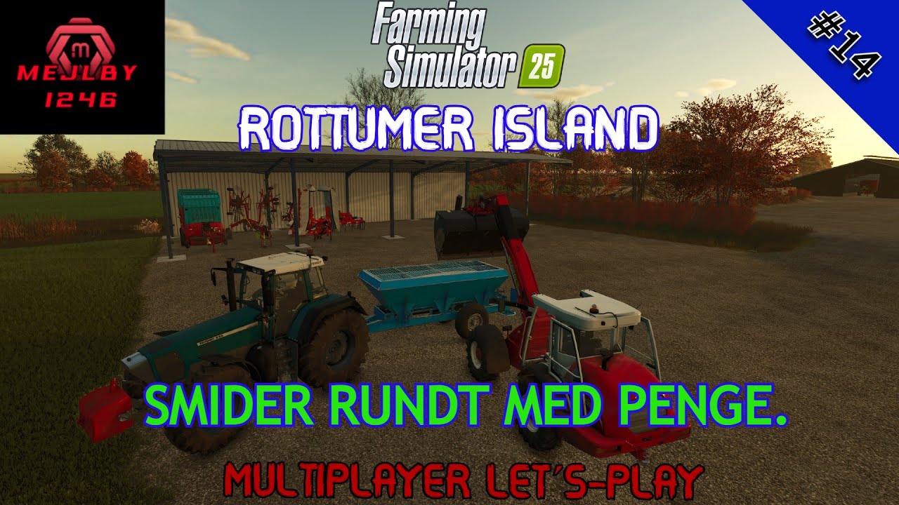 FS25 | SMIDER RUNDT MED PENGE... | ROTTUMER ISLAND | EP14 - YouTube