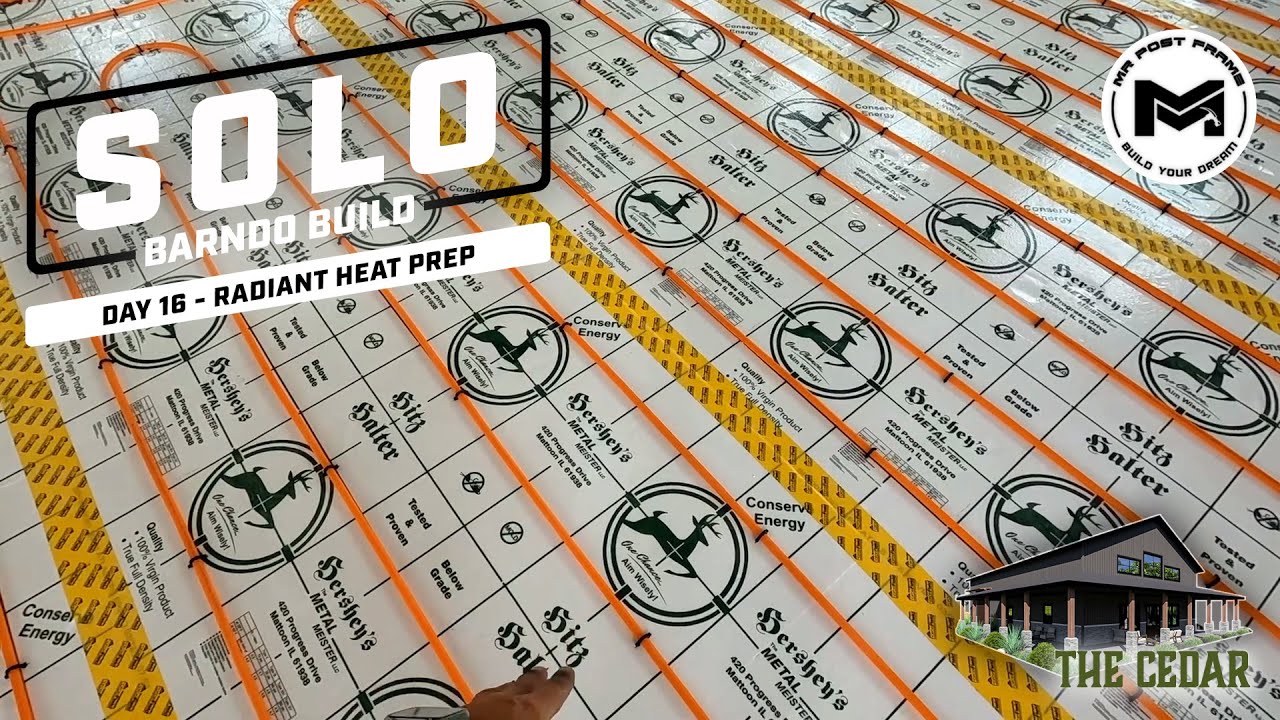 Solo Barndo Build: DIY Your Barndominium | Radiant Heat Prep | Ep 11 ...