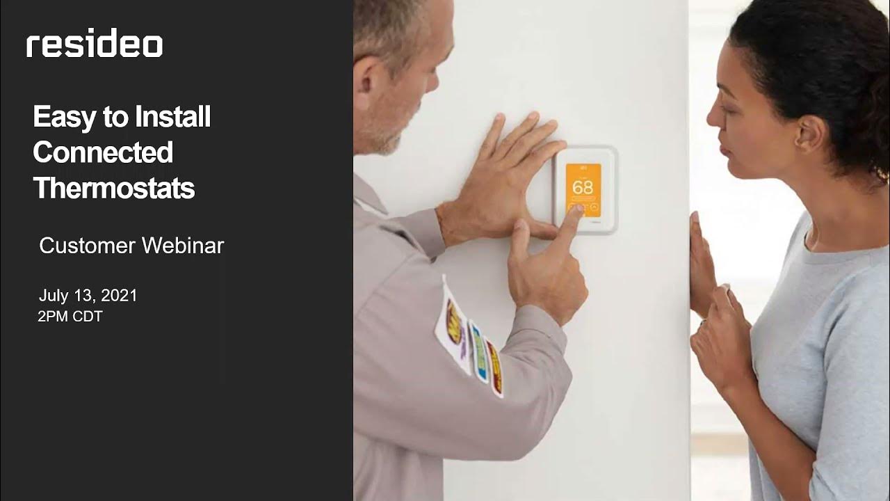 Easy-to-Install Connected Thermostats - YouTube