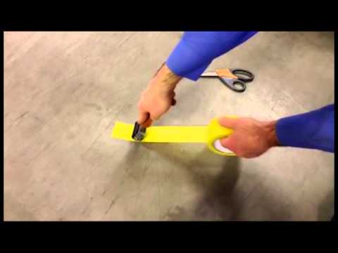 Organize Your Warehouse Aisles KSC Aisle Marking Tape Video - YouTube