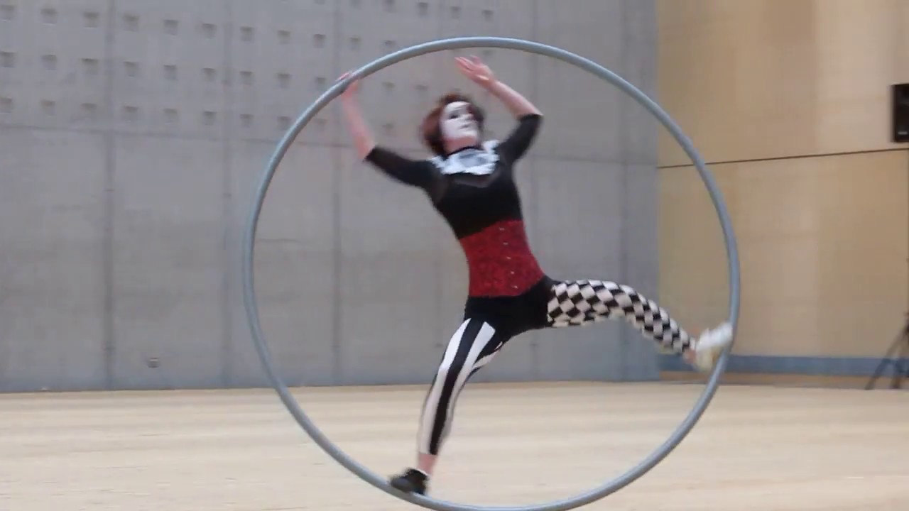Cyr Wheel: Carmen Lück (GER) Artistic Programme / All Around - YouTube