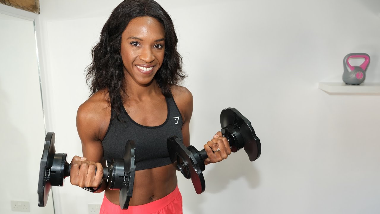 LIVE FULL BODY DUMBBELL WORKOUT 24TH APRIL@10AM GMT - YouTube