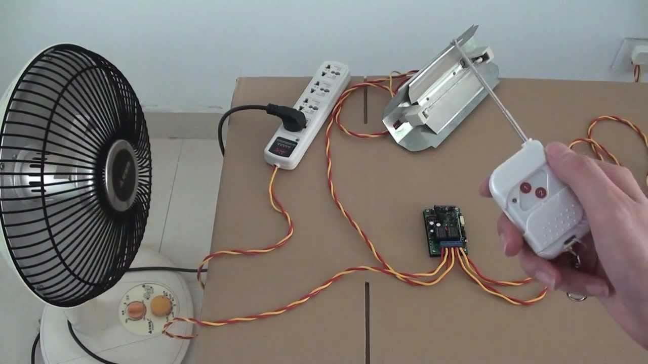 How to use small remote controller to operate heater fan and halogen ...