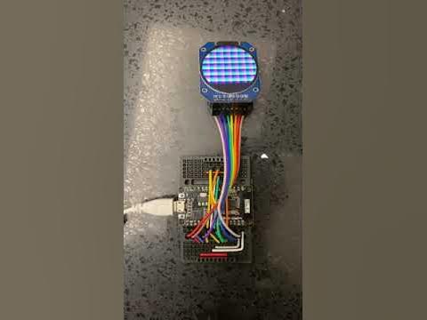 Arduino_GFX GC9A01 with ESP8266 - YouTube