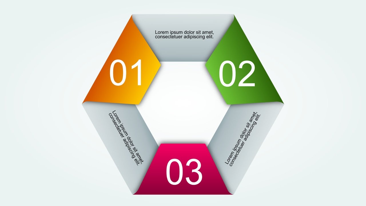 Hexagon Infographic Inkscape Tutorial - YouTube