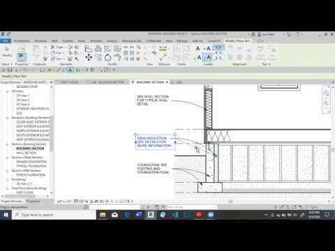 How to Annotate Text Tutorial in Revit - YouTube