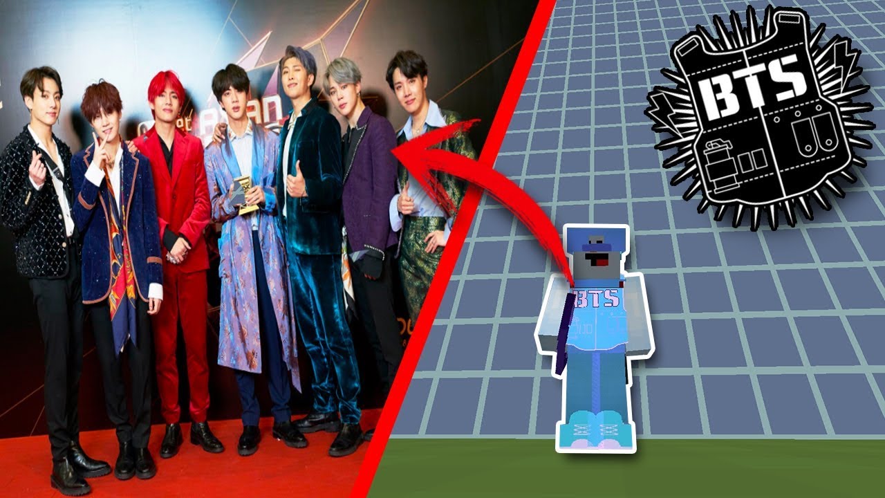 BTS Texture Pack!! Minecraft Review - YouTube