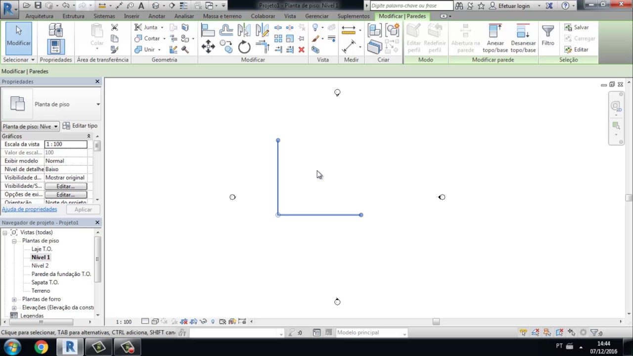 CURSO DE REVIT - INTERFACE - Barra de Status, Escala e Área Gráfica ...