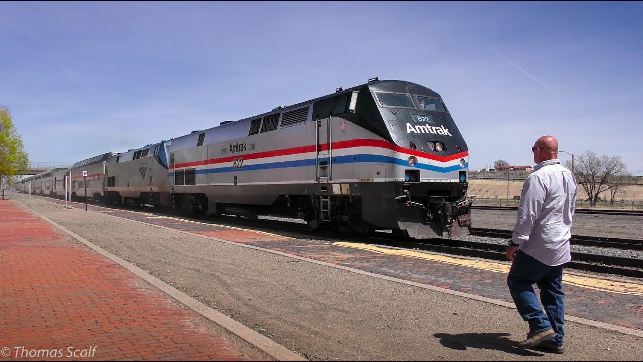 AMTK 822 and the Ocean View Dome Car 4K - YouTube