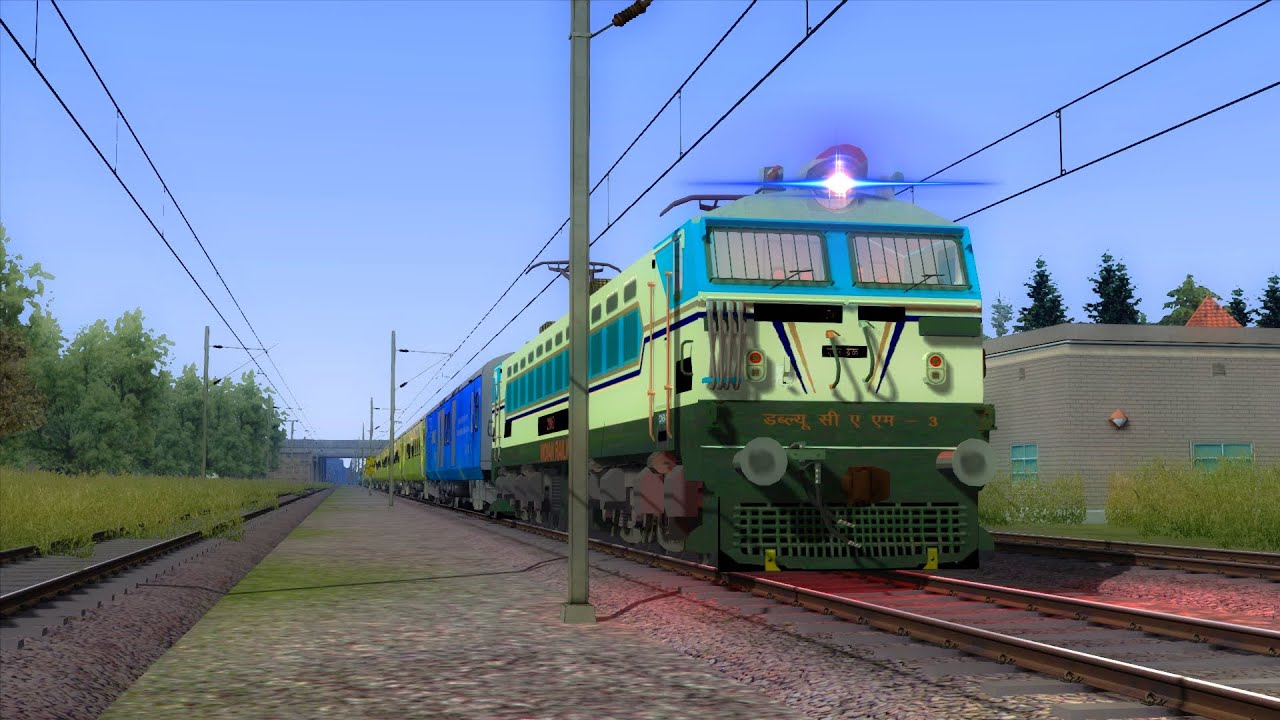 WCAM3 HAULED LHB EXPRESS || TRAIN SIMULATOR RAILWORKS 2022 - YouTube