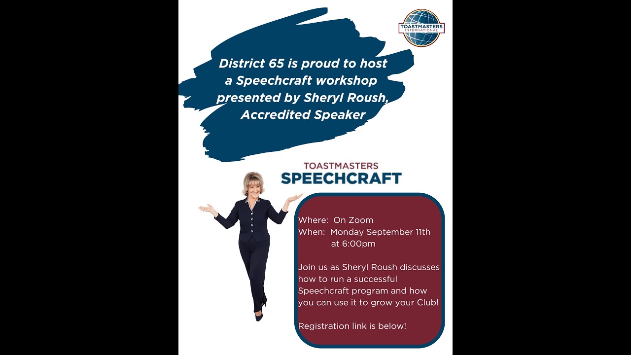 Speechcraft Workshop presented by Sheryl Roush - YouTube