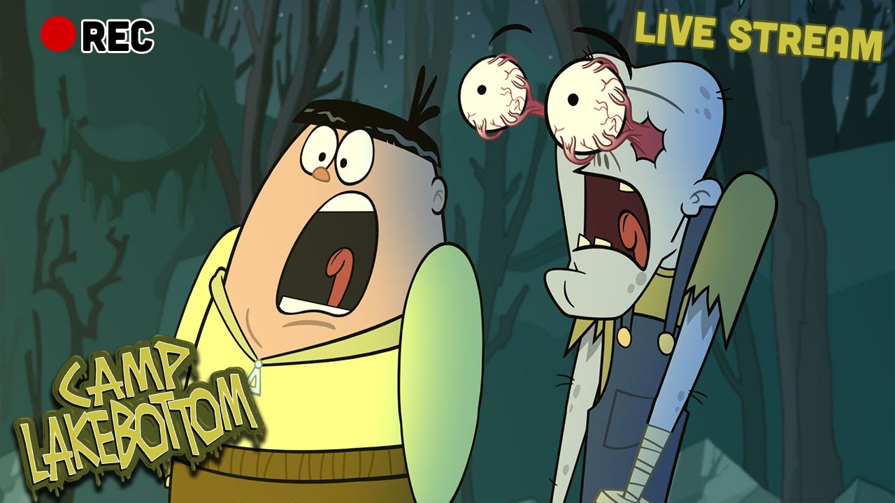 🔴 CAMP LAKEBOTTOM: SCARIEST GHOSTS AND CREATURES 👻 | FULL EPISODES LIVE ...