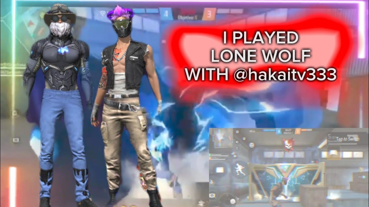 I played lone wolf with @hakaitv333 | KZthebeast YT garena free fire ...
