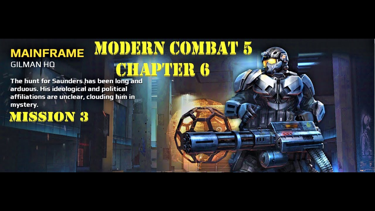 MODERN COMBAT 5 Chapter 6 (GILMAN HQ - GILMAN) Mission 3 (MAINFRAME ...