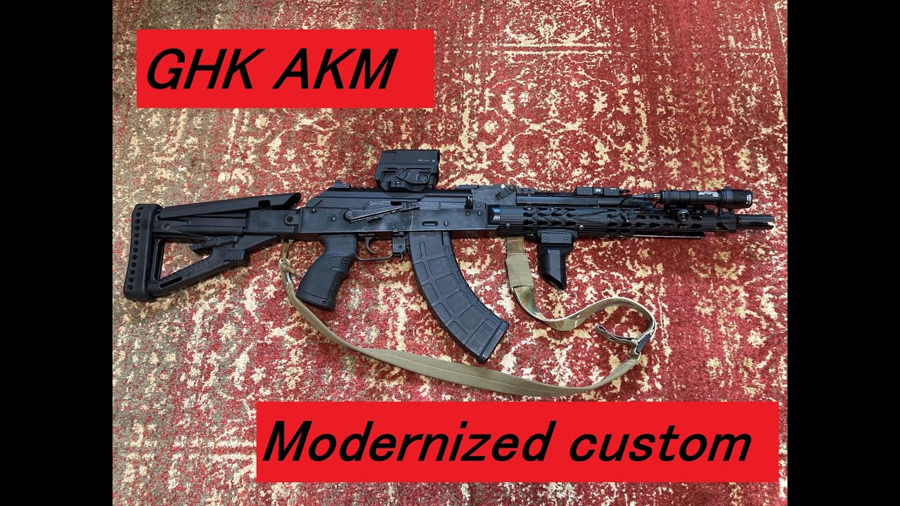 GHK AKM 外装カスタム(モダナイズド/フルトラベル) - YouTube
