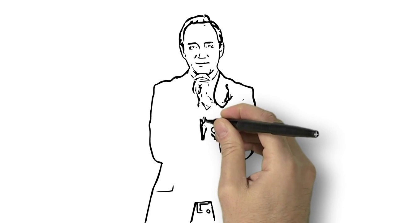 Live Human White Board Animation - YouTube