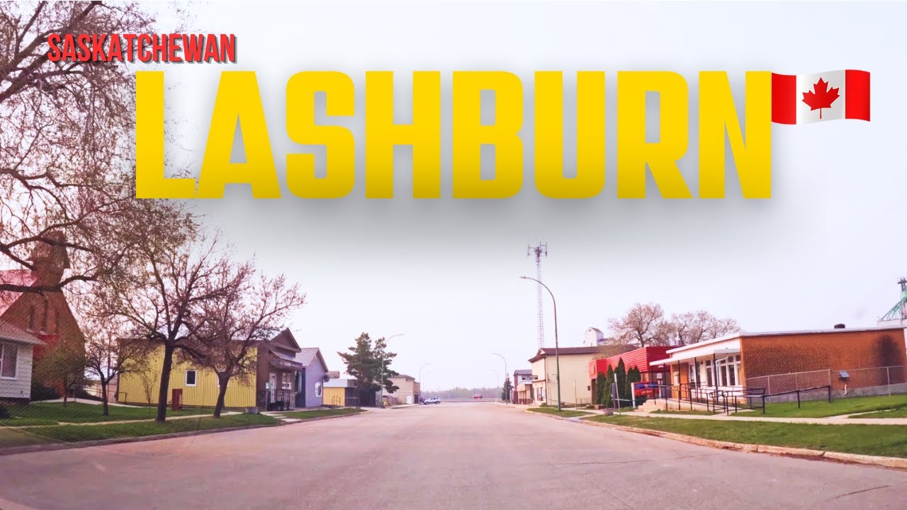 Tour around town of LASHBURN, Saskatchewan | Canada [4K] - YouTube