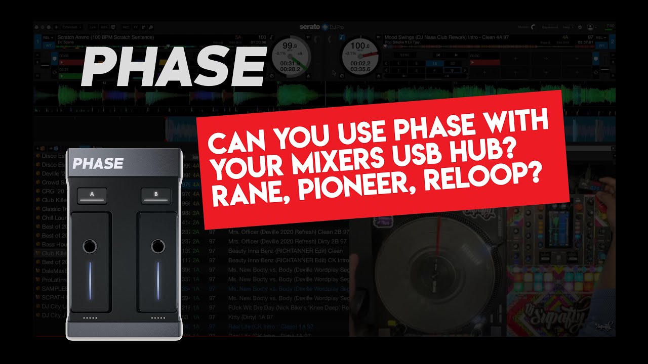 USING PHASE WITH YOUR MIXERS USB HUB? - YouTube