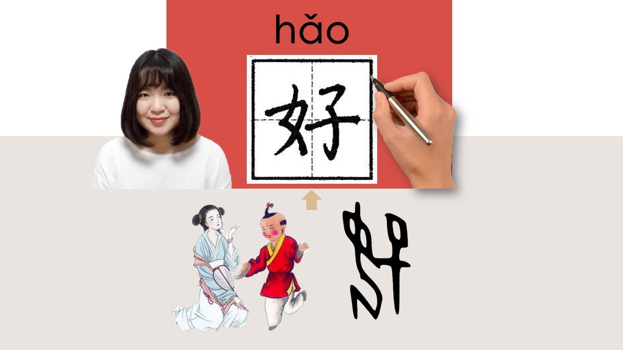 NEW HSK2/HSK 1/好/hao_(very; quite; so)How to Pronounce & Write Chinese ...