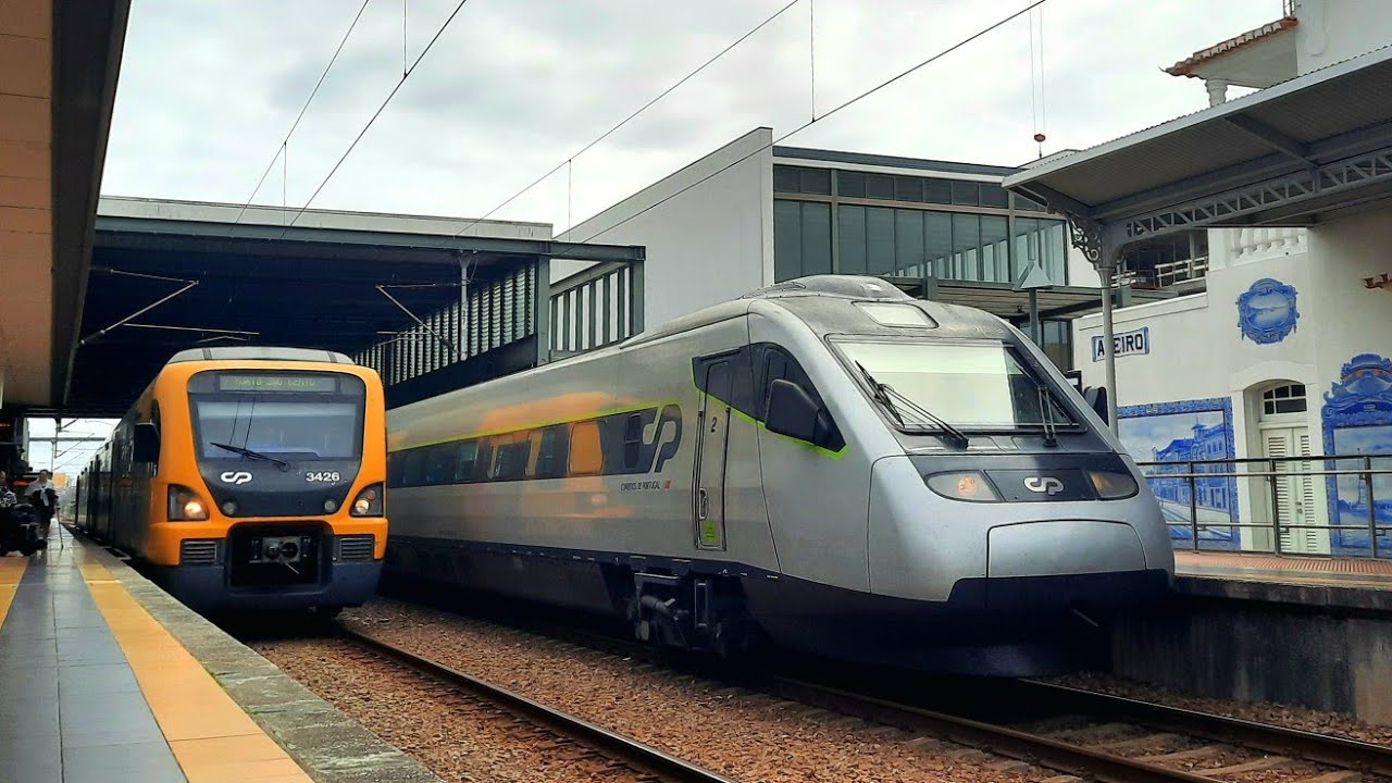 comboios em Aveiro - YouTube