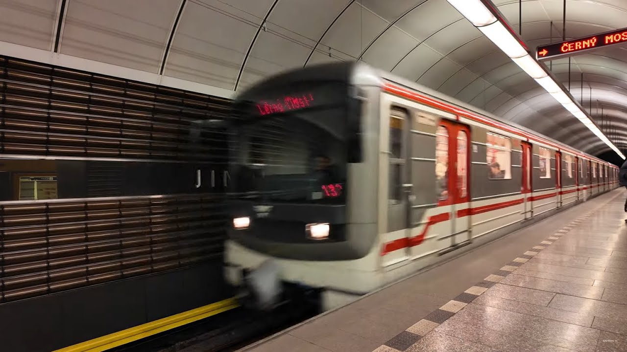 Czech Republic, Prague, Metro ride from Jinonice to Anděl - YouTube