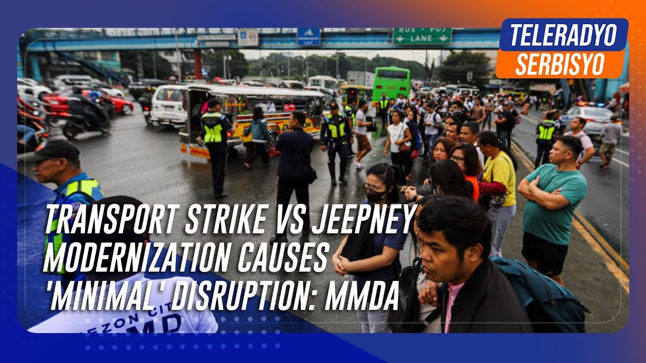 Transport strike vs jeepney modernization causes 'minimal' disruption ...