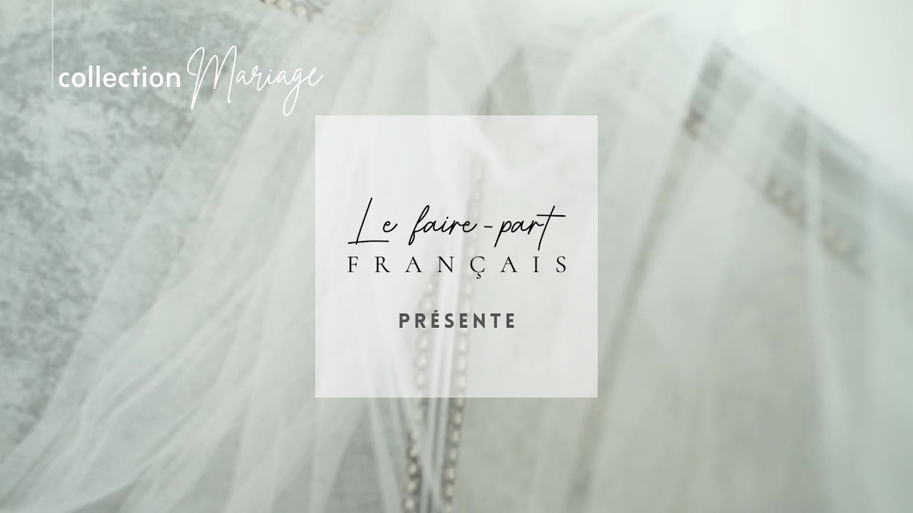 Faire-part mariage calque Définition - YouTube