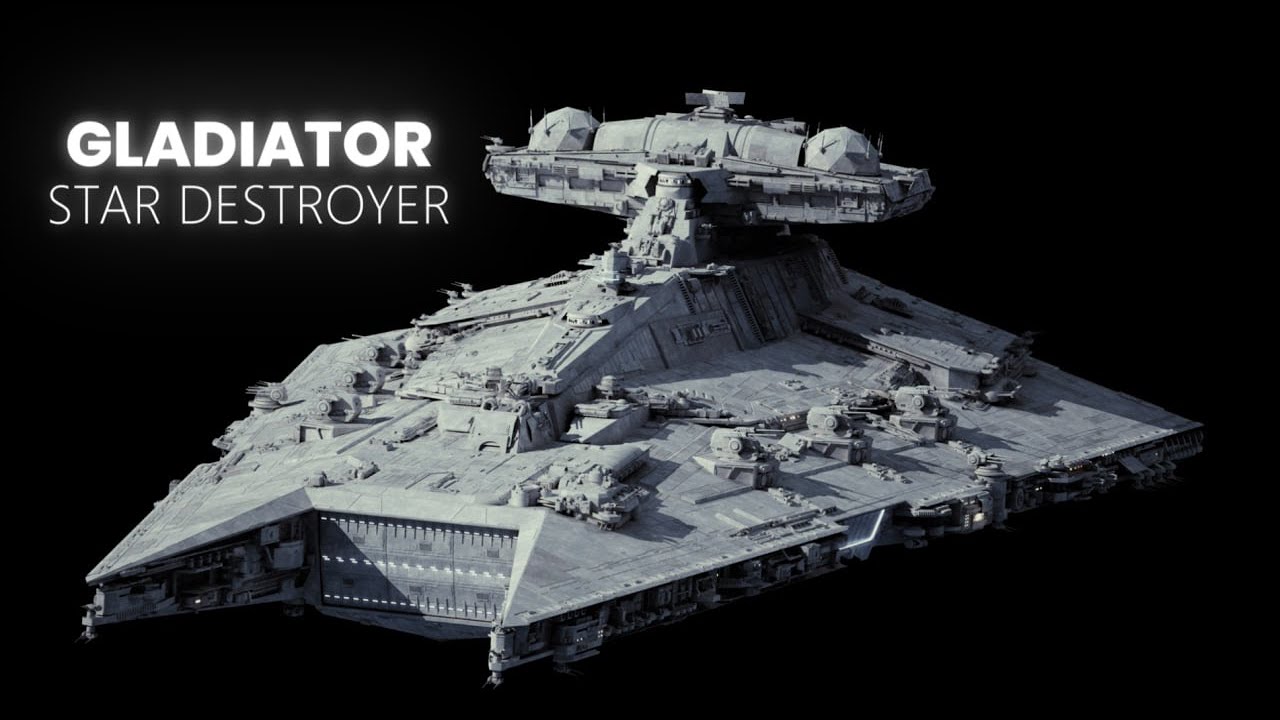 Gladiator-class Star Destroyer | Detailed Exploration - YouTube