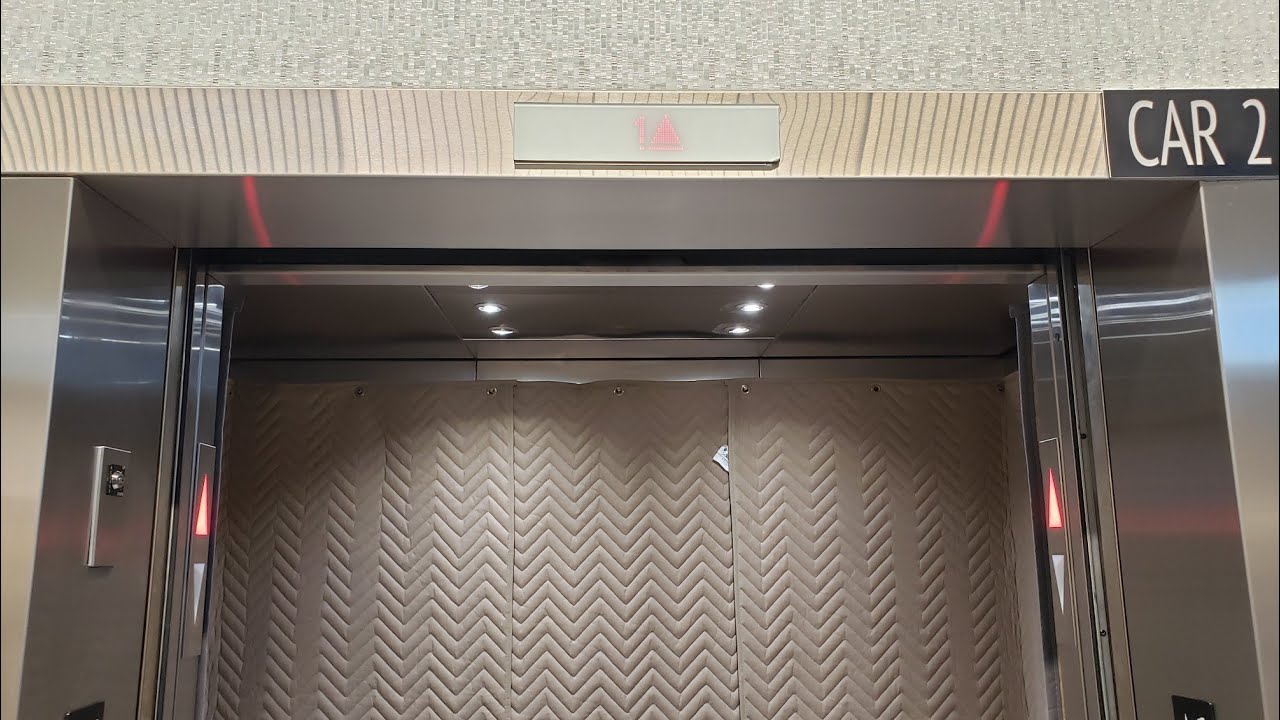Schindler 5500 MRL Traction Elevators @ Engineering Lab Building ...