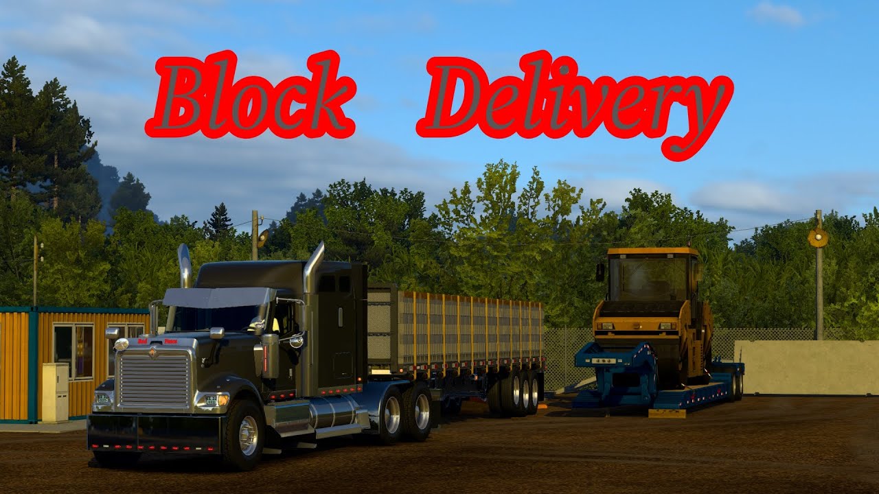 Block Delivery | Cummins N14 | American Truck Simulator #Hell14 # ...