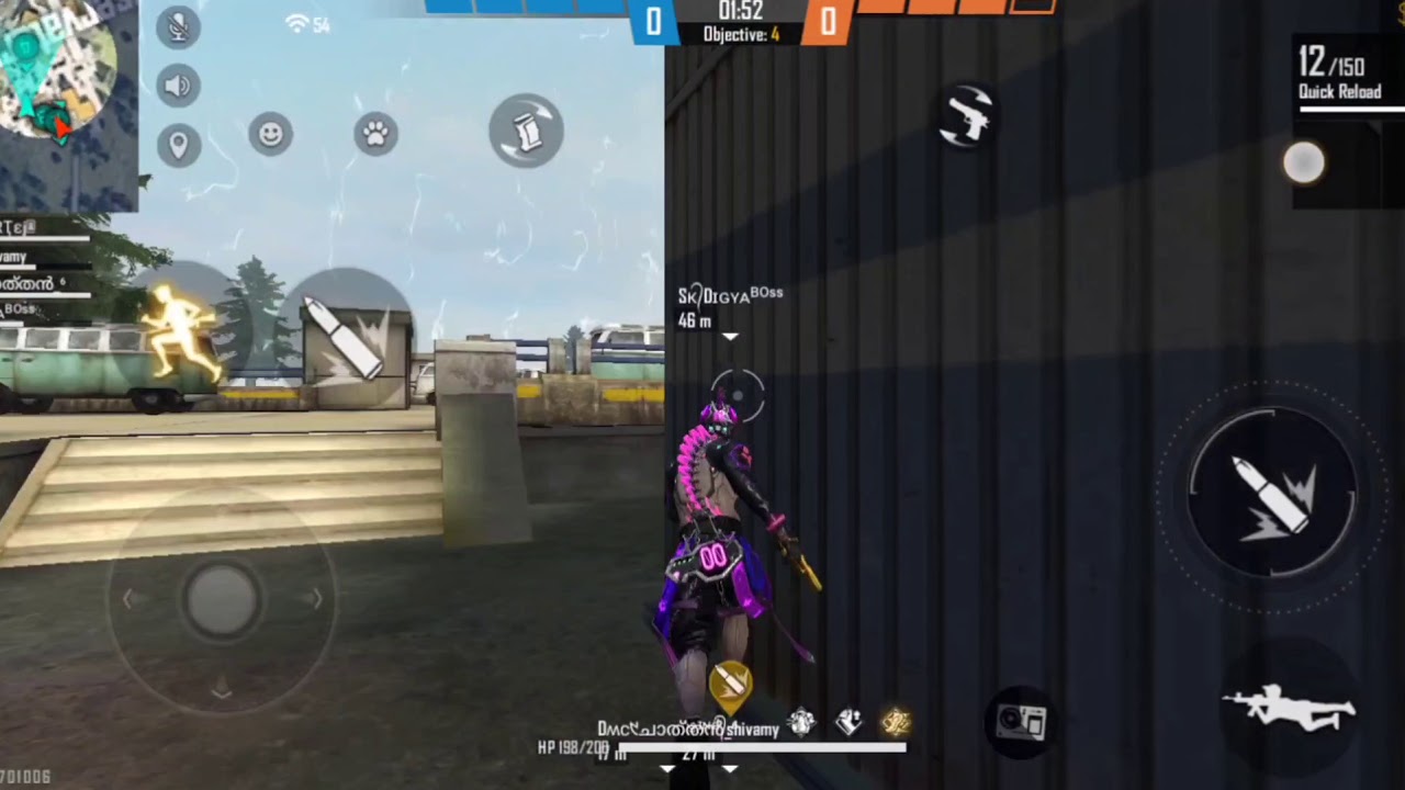 The power of MP5.free fire clash squard Ranked - YouTube