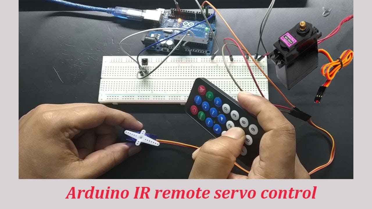Eb 28 Arduino Ir Remote Servo Motor Control Servo Motor Earthbondhon Youtube