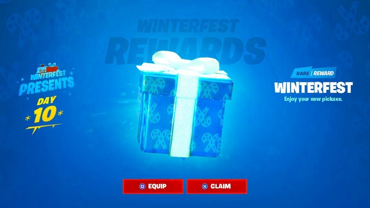 CLAIM THE FREE WINTERFEST GIFT in Fortnite! (NEW) - YouTube