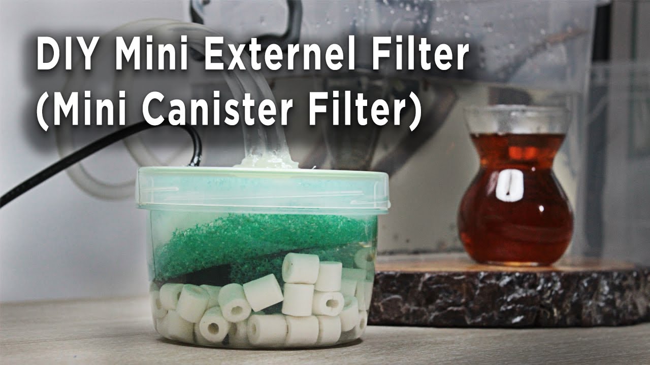 DIY Mini Externel Filter (Canister Filter) - YouTube