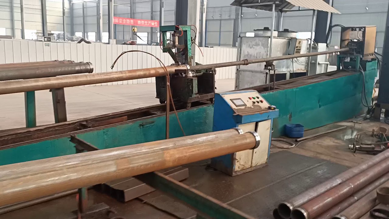 Manufacturing of concrete pump boom pipe (Part2) - YouTube