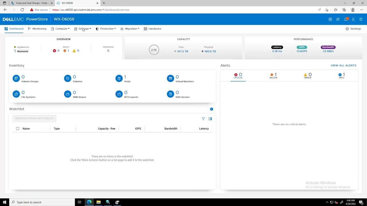 Dell PowerStore Manager Windows Admin Center Extension - YouTube