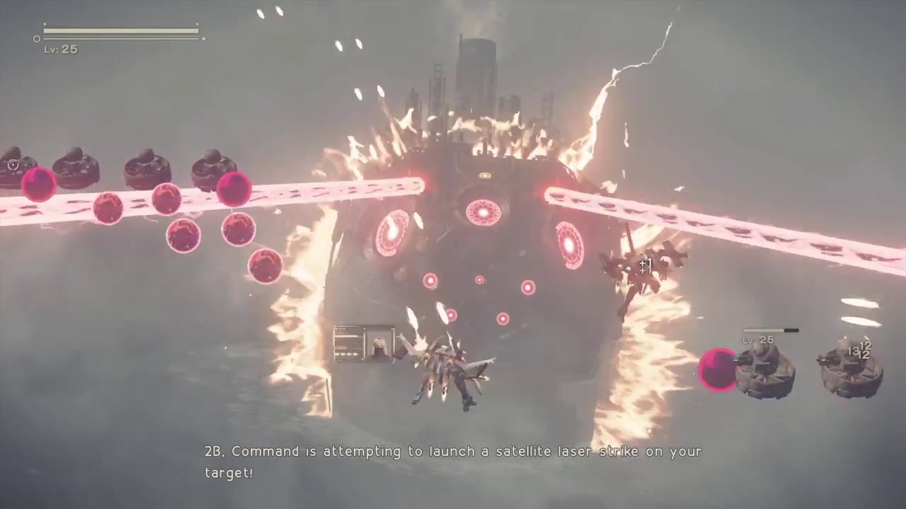 NieR Automata Boss Battle - The Dark Colossus - YouTube