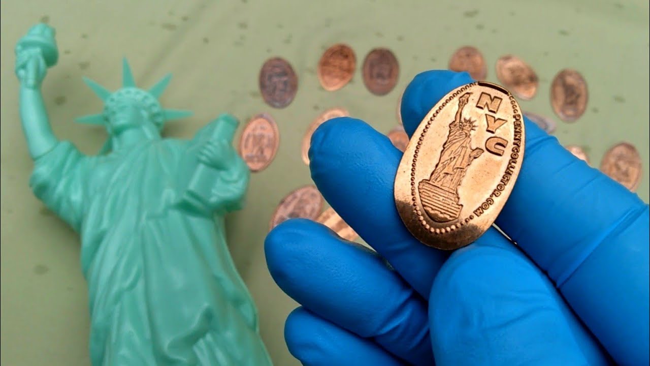 Liberty Insanity 42! Lucky Penny Day! Smashed Pennies from NYC and ...