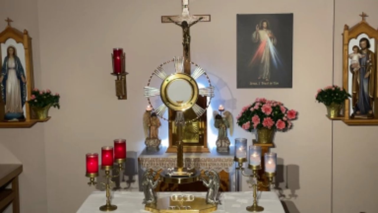 LIVE Eucharistic Adoration - Sisters of Divine Mercy - YouTube