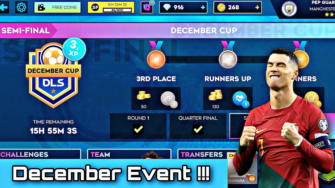 DLS 24 DECEMBER EVENT 🏆 DLS 24 R2G - DREAM LEAGUE SOCCER 2024 GAMEPLAY ...